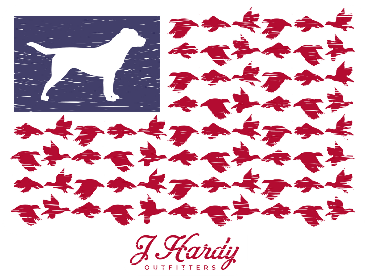 DOG DUCK FLAG STICKER – J Hardy Outfitters